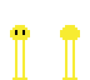 Cursed pac man | Minecraft Skin