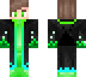 Emerald Flames Leader ( Remake ) | Minecraft Skin