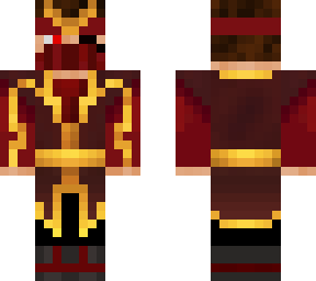 Fire Bender Minecraft Skins