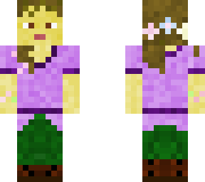 Flower Wreath Mom | Minecraft Skin