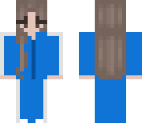 Jaddyadrianna blue and white tracksuit | Minecraft Skin