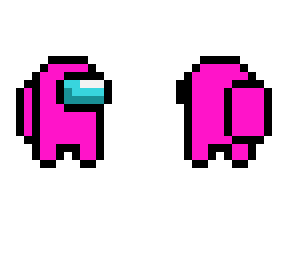 Mini Pink Among Us Skin | Minecraft Skin