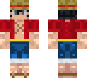 anime luffy one_piece | Minecraft Skins