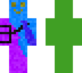 purple and blue | Minecraft Skin