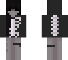Skeleton Hoodie | Minecraft Skin