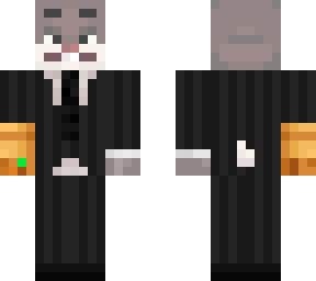skin de un amigo con traje smokin | Minecraft Skin