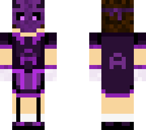 The purple demon Acilith | Minecraft Skin