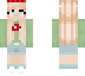 Aesthetic Cottagecore Girl Skin Mushroom Blonde Red Minecraft Skins