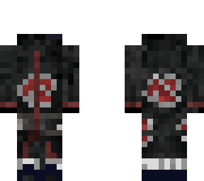 Akatsuki Outer Skin Template | Minecraft Skin