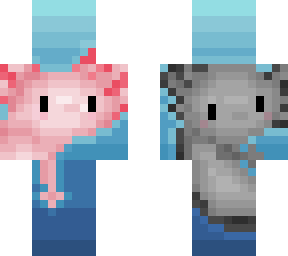 2d axolotl | Minecraft Skins