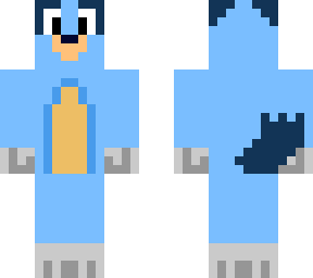 Bluey 3 Minecraft Skins