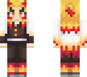 female rengoku | Minecraft Skins