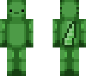 Green Axolotl | Minecraft Skin