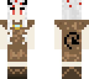 helltaker modeus wearing fur clothing | Minecraft Skin