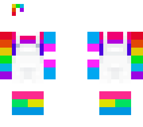 invise pride flags | Minecraft Skin