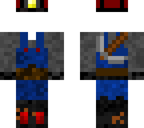 Mining Outfit Template | Minecraft Skin