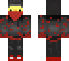 Red and Black Hoodied Duck | Minecraft Skin