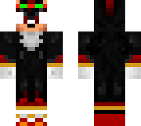 shadow the hedgehog | Minecraft Skins