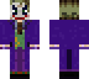 The Joker (Heath Ledger) | Minecraft Skin