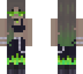 rave girl | Minecraft Skins