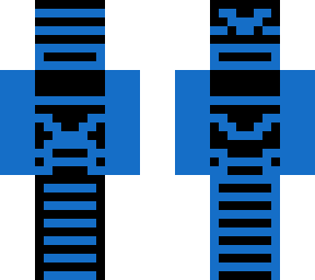 Black and Blue | Minecraft Skin