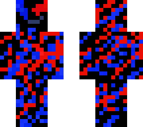blue and red skin | Minecraft Skin
