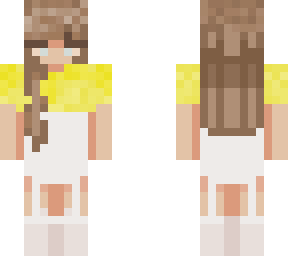 Cute yellow girl | Minecraft Skin