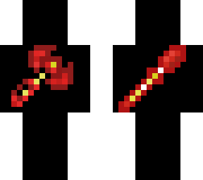 EthanAnimatez Nightmare spear and axe | Minecraft Skin