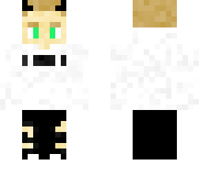 hombre fachero vestido de adidas con cuernos | Minecraft Skin