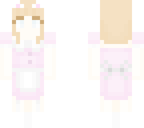 maid kitty girl with cat's paws (remake) | Minecraft Skin