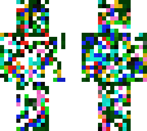 multi coloured skin | Minecraft Skin