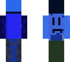 Normal dark blue boy | Minecraft Skin