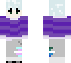 purple sweater lamb thing + pride | Minecraft Skin