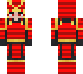 samurai red | Minecraft Skins