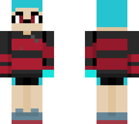 Splatoon Manga Red Sole | Minecraft Skin