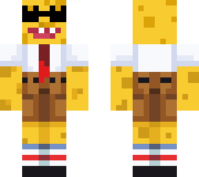 sponge dude | Minecraft Skins