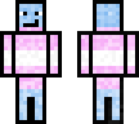Trans flag | Minecraft Skin