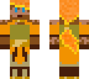 Vulpix the Fire Genasi | Minecraft Skin