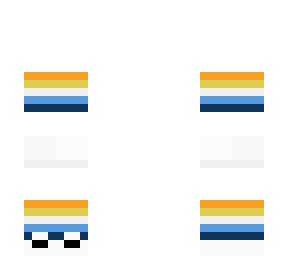 Aroace pride outfit base | Minecraft Skin