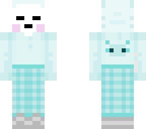 Axolotl pj mask | Minecraft Skin