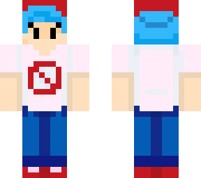 BoyFriend FnF | Minecraft Skin