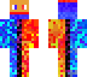 lava and water boy | Minecraft Skin