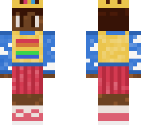 pan royalty poc with quite a cute outfit i might add | Minecraft Skin