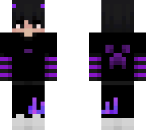 purple fire | Minecraft Skin