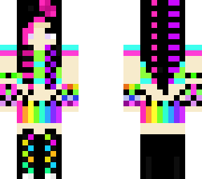 Scene girl edit | Minecraft Skin