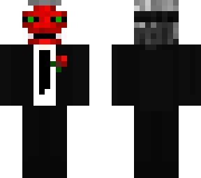 Suit Oni Mask | Minecraft Skin