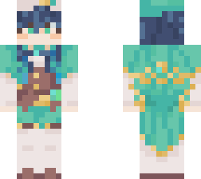 venti the tone deaf alcoholic bard | Minecraft Skin