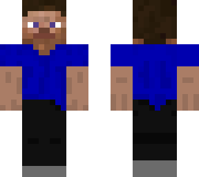 custom blue steve | Minecraft Skin