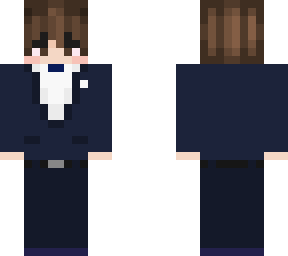 Dark Blue Tuxedo Male | Minecraft Skin