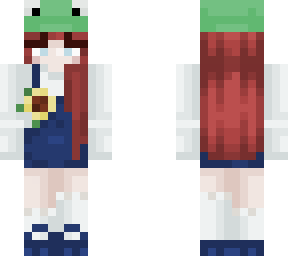 frog hat girl | Minecraft Skin